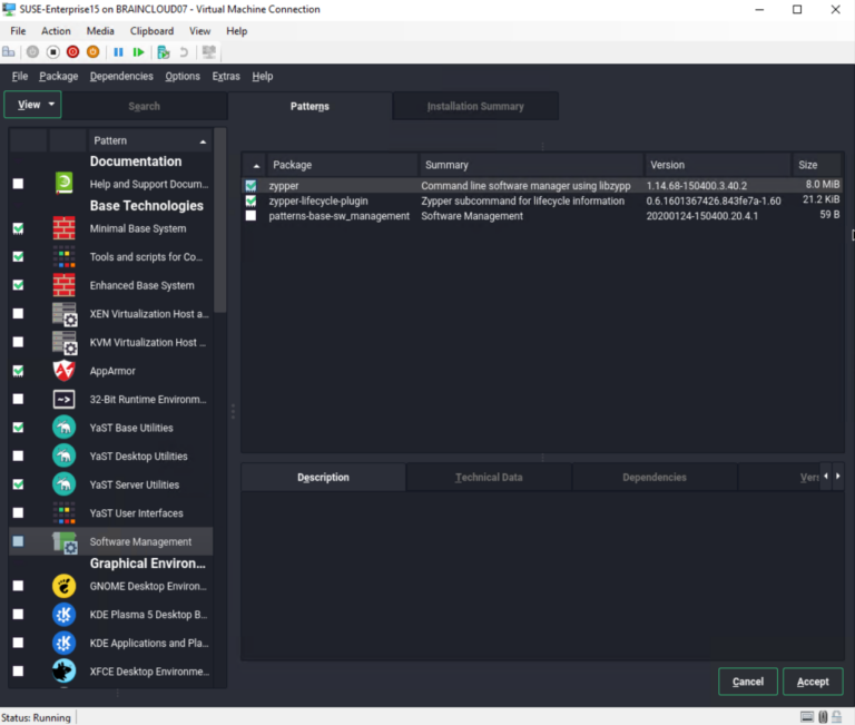 Set up SUSE Linux Enterprise Server 15 - .matrixpost.net