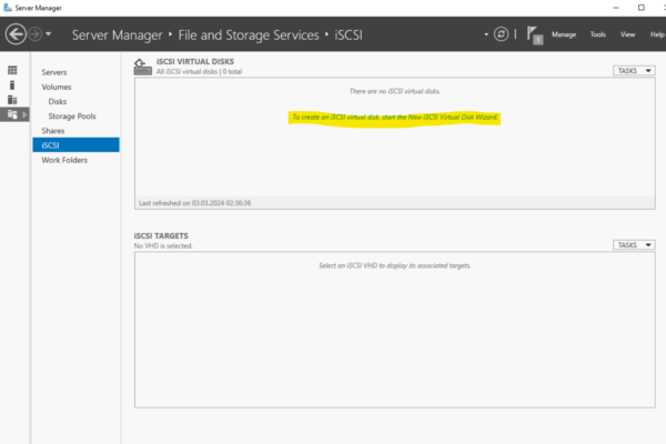 Set up a Microsoft iSCSI Target Server - .matrixpost.net