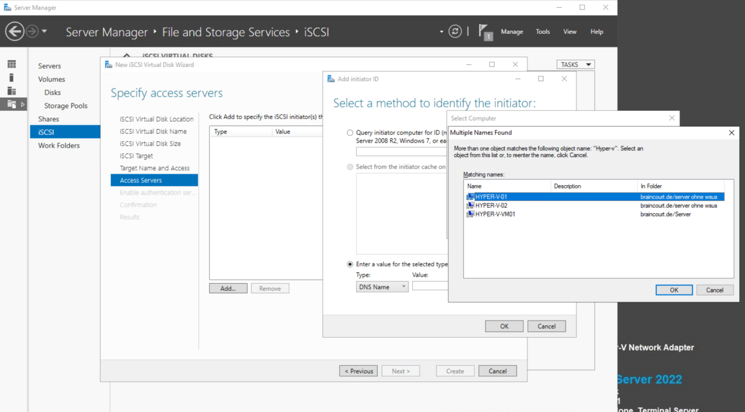Set up a Microsoft iSCSI Target Server - .matrixpost.net