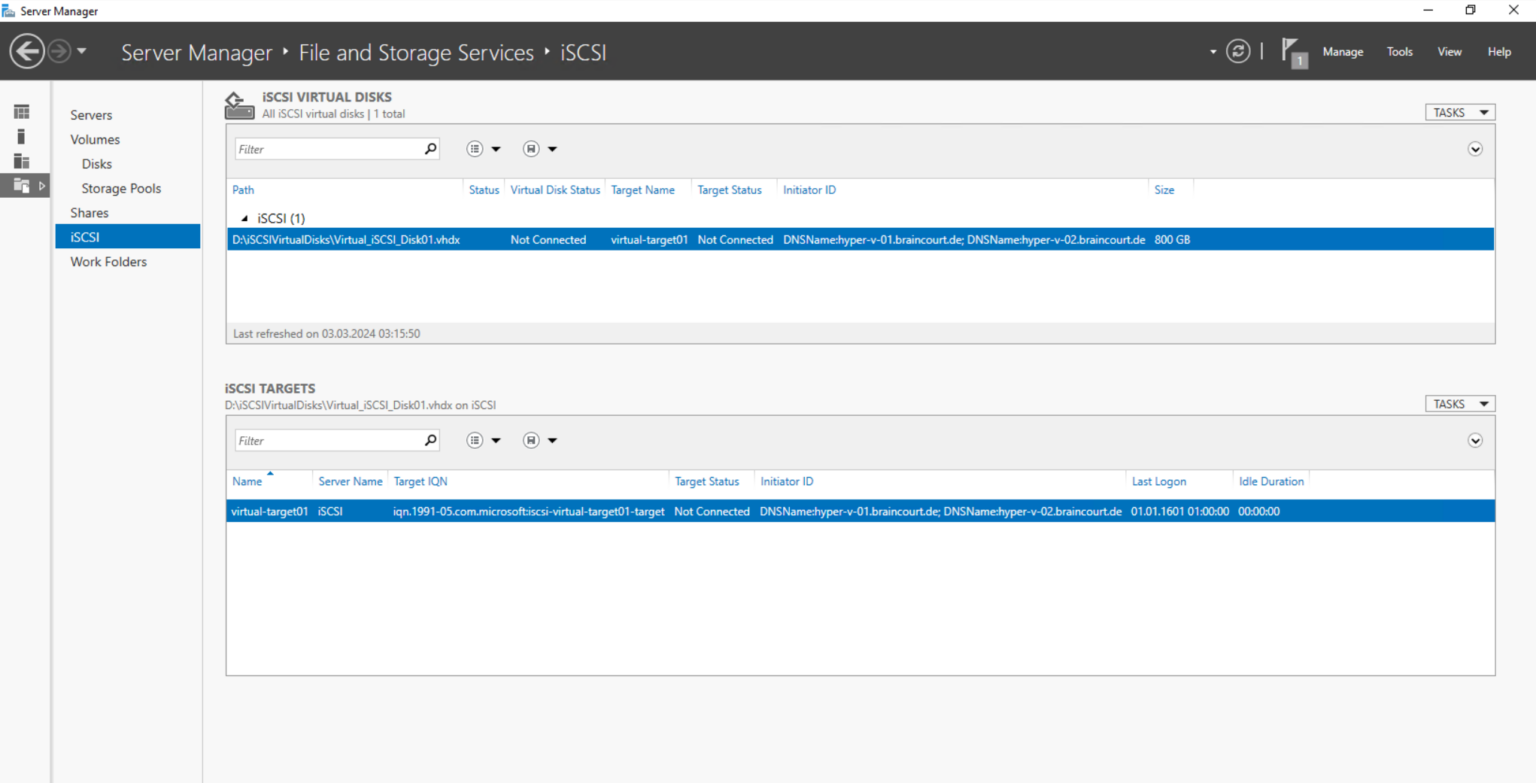 Set up a Microsoft iSCSI Target Server - .matrixpost.net