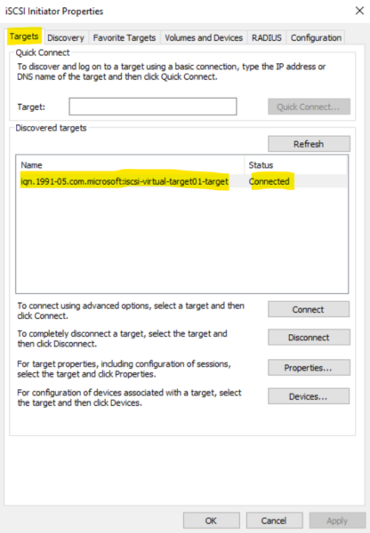 Set up a Microsoft iSCSI Target Server - .matrixpost.net
