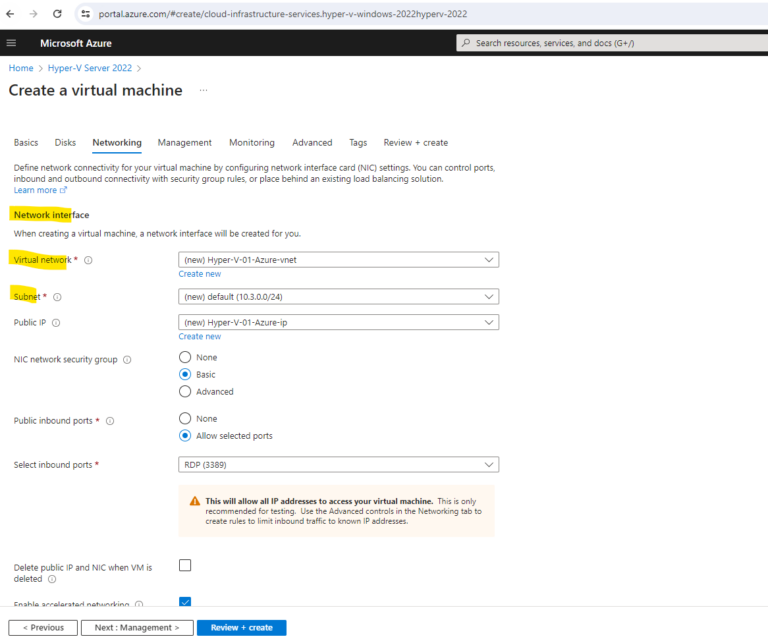 Set up Azure Hyper-V Server 2022 for Nested Virtualization - .matrixpost.net