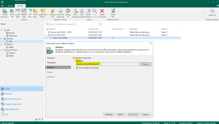 Migrate Virtual Machines Between Different Hypervisors By Using Veeam Backup And Replication