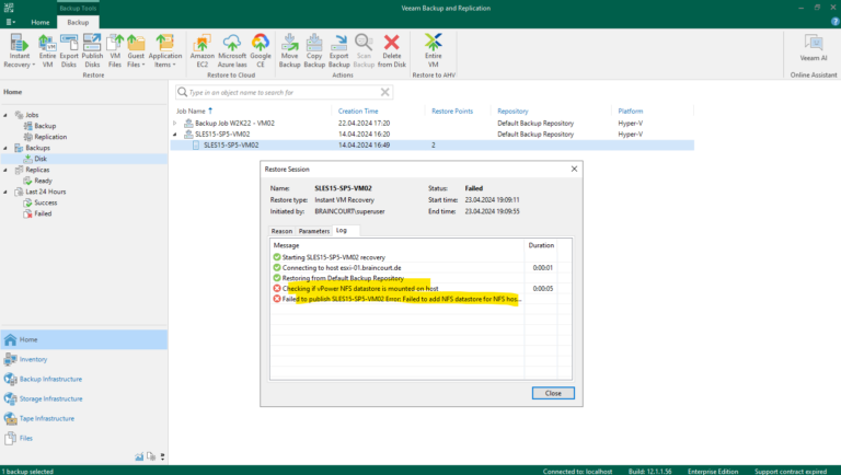 Migrate Virtual Machines Between Different Hypervisors By Using Veeam Backup And Replication