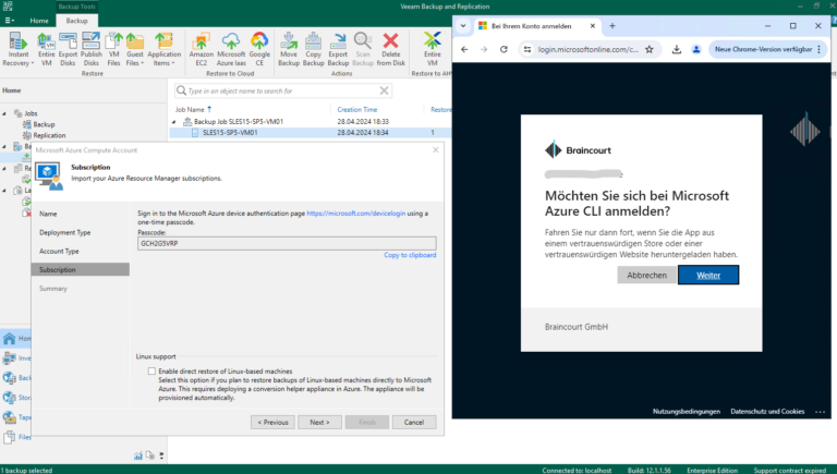 Restore On-Premise Virtual Machines to Microsoft Azure by using Veeam Backup and Replication ...