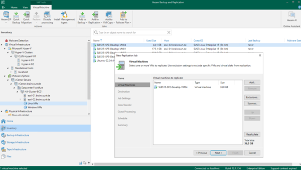 Replicate Virtual Machines Between Different Data Center By Using Veeam Backup And Replication
