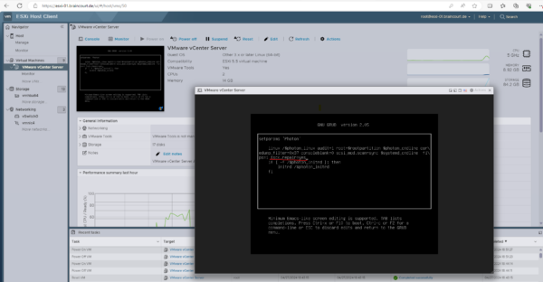 VMware vCenter Server Appliance – Failed to start file system check on /dev/disk… - .matrixpost.net