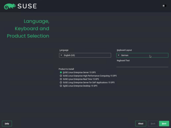 Set up SUSE Linux Enterprise Server 15 - .matrixpost.net
