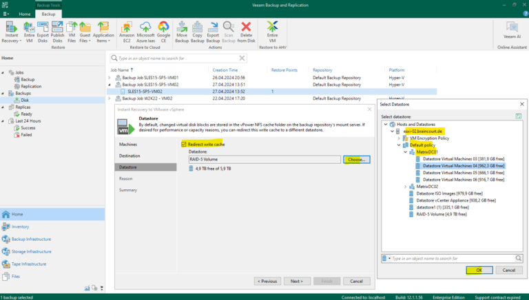 Migrate Virtual Machines between different Hypervisors by using Veeam ...