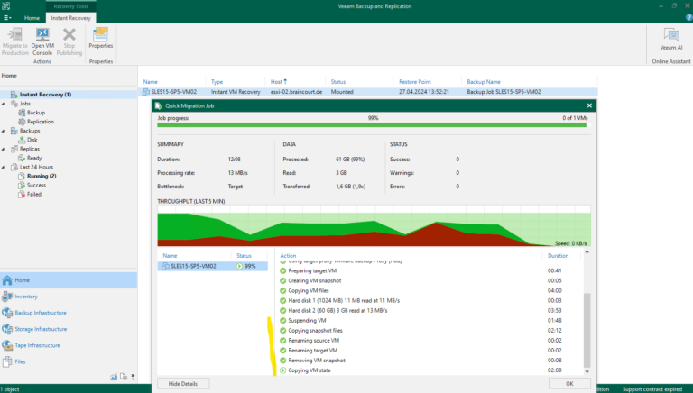 Migrate Virtual Machines between different Hypervisors by using Veeam ...