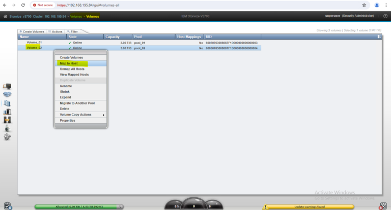 How to set up and provision Storage to Hosts by the IBM Storwize V3700 ...