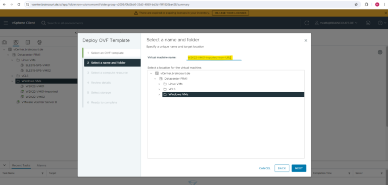 Export/Import Virtual Machines in VMware vSphere - .matrixpost.net