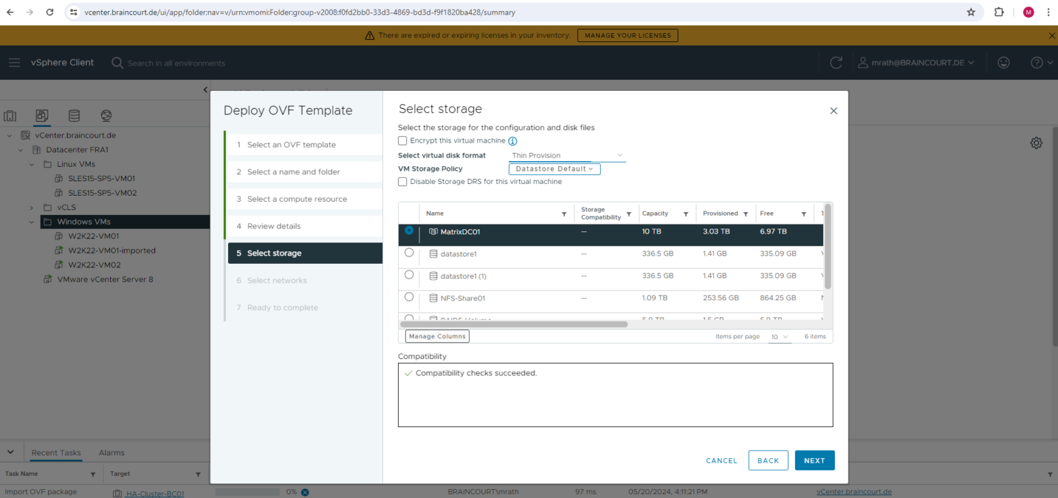 Export/Import Virtual Machines in VMware vSphere - .matrixpost.net