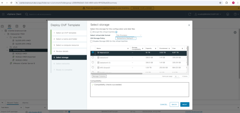 Export/Import Virtual Machines in VMware vSphere - .matrixpost.net