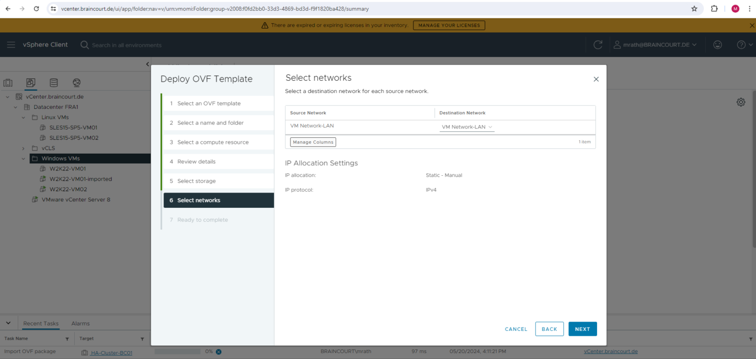 Export/Import Virtual Machines in VMware vSphere - .matrixpost.net