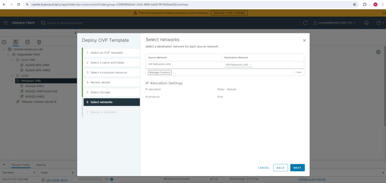Export/Import Virtual Machines in VMware vSphere - .matrixpost.net