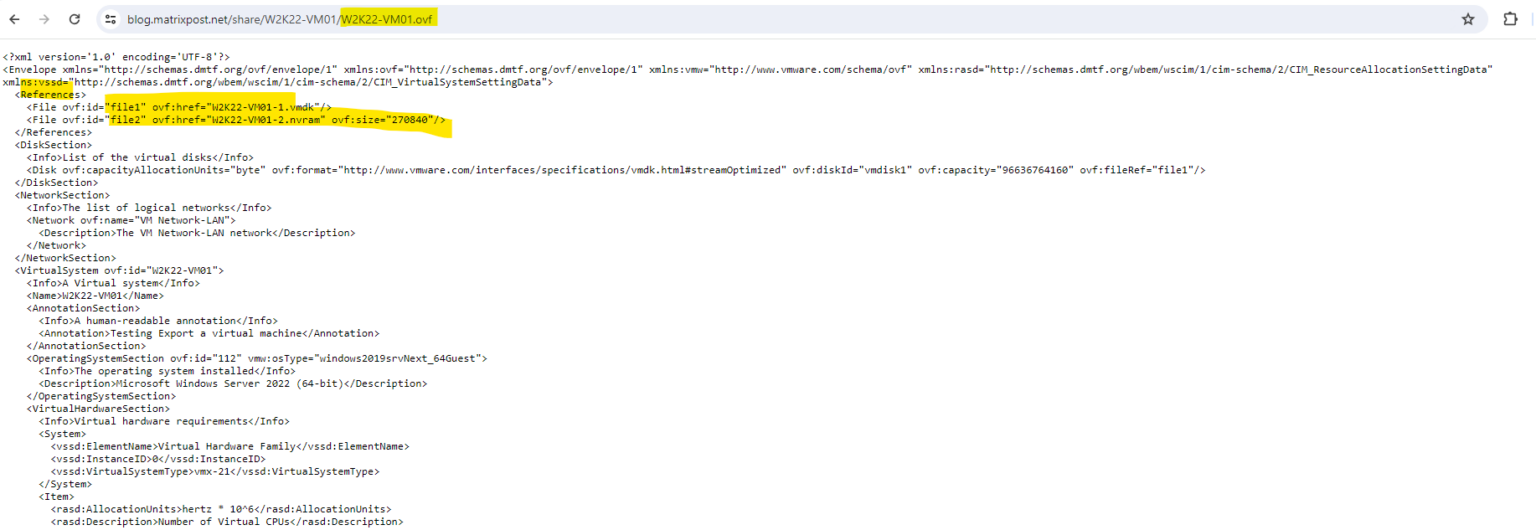 Export/Import Virtual Machines in VMware vSphere - .matrixpost.net