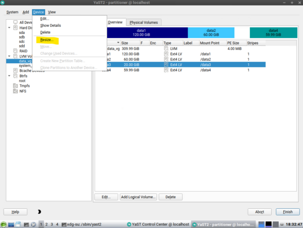 Vsphere Linux Virtual Machines Extend Disks Lvm Logical Volumes And The File System