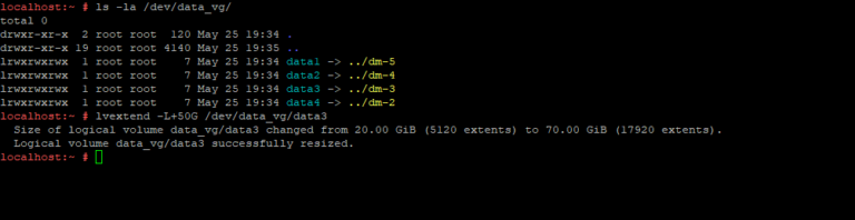 Vsphere Linux Virtual Machines Extend Disks Lvm Logical Volumes And