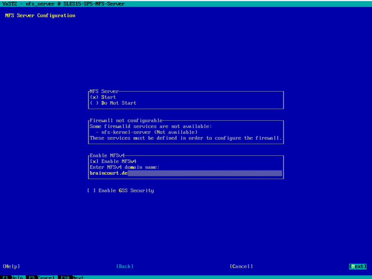 Set Up An Nfs Server On Suse Linux Enterprise Server 15