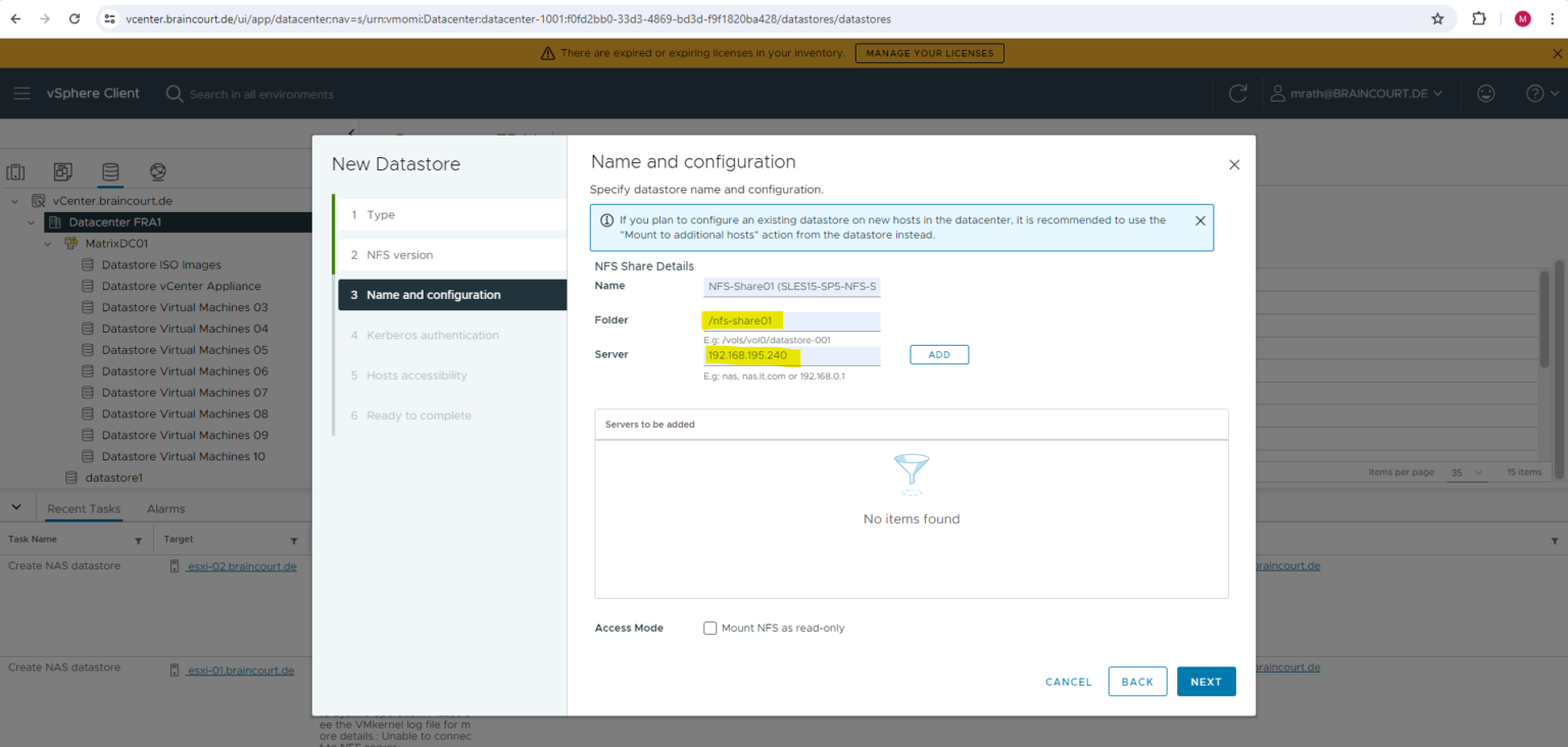 Set up an NFS Server on SUSE Linux Enterprise Server 15 - .matrixpost.net