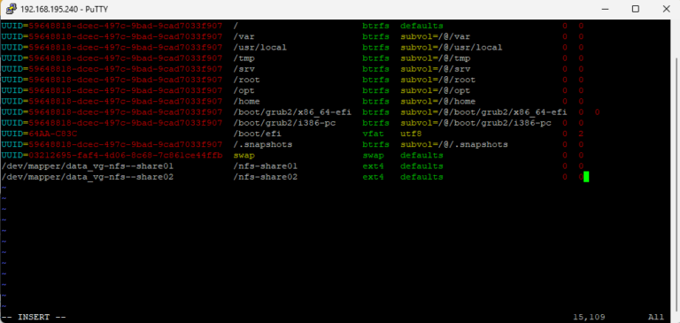 Set up an NFS Server on SUSE Linux Enterprise Server 15 - .matrixpost.net