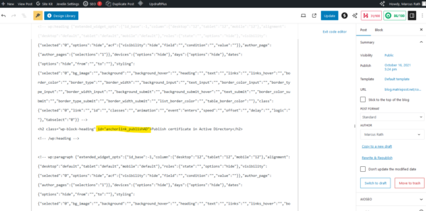 Create Anchor Aka Jump Links In Wordpress