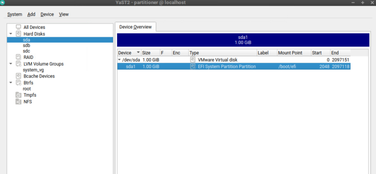 VMware Virtual Machine using dedicated EFI System Partition Disk boots ...