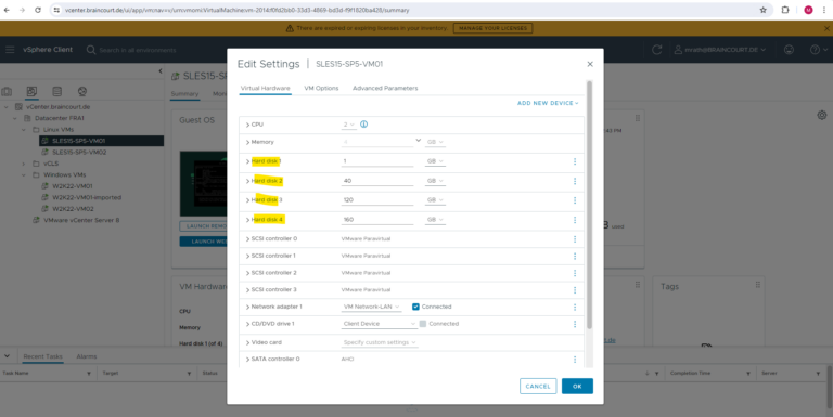 VMware Virtual Machine using dedicated EFI System Partition Disk boots ...