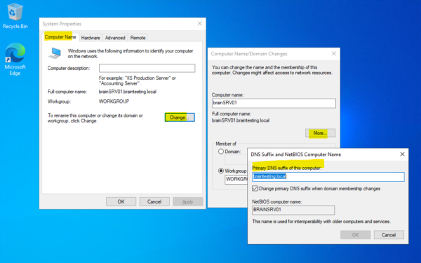 Set up Windows DNS dynamic Updates - .matrixpost.net
