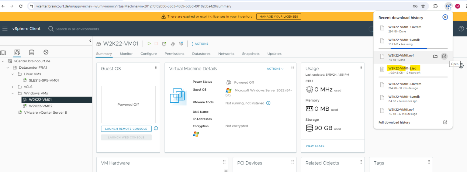 Export/Import Virtual Machines in VMware vSphere - .matrixpost.net
