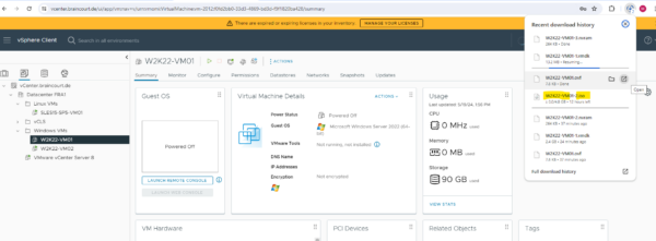 Export/Import Virtual Machines in VMware vSphere - .matrixpost.net