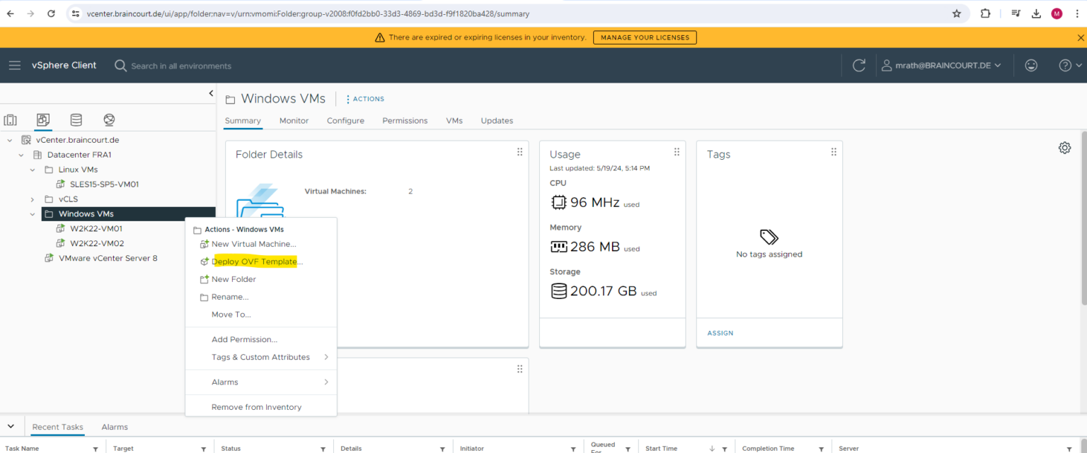 Export/Import Virtual Machines in VMware vSphere - .matrixpost.net