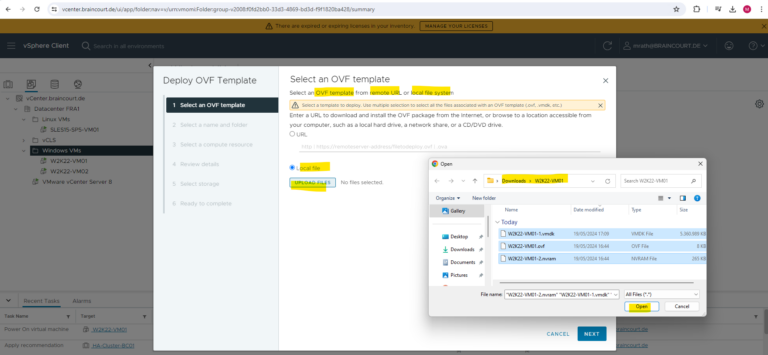 Export/Import Virtual Machines in VMware vSphere - .matrixpost.net