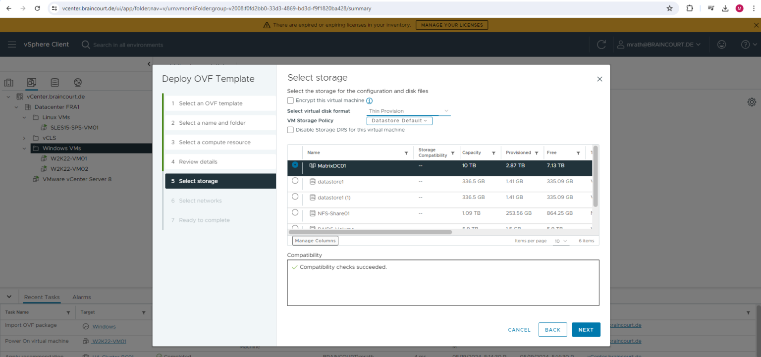 Export/Import Virtual Machines in VMware vSphere - .matrixpost.net