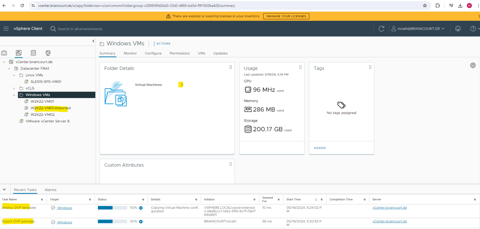 Export/Import Virtual Machines in VMware vSphere - .matrixpost.net