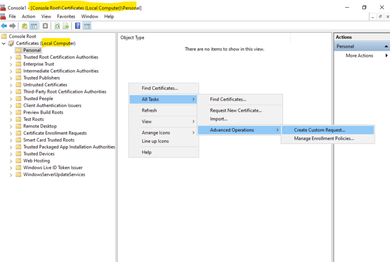 Set up a 2-tier PKI in Active Directory Certificate Services (AD CS ...