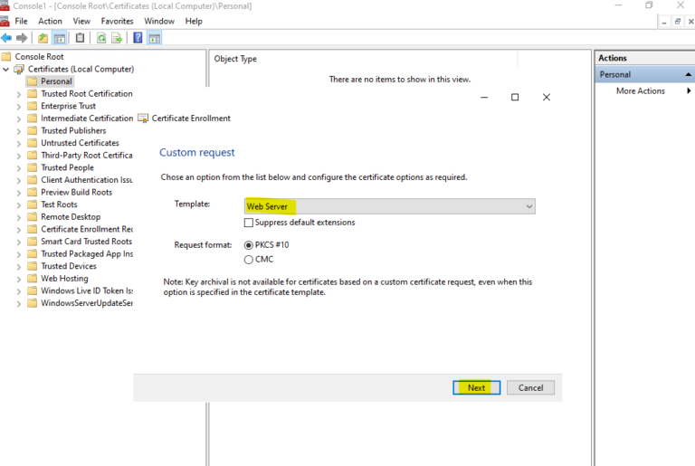 Set up a 2-tier PKI in Active Directory Certificate Services (AD CS ...