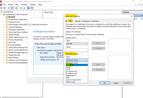 Set up a 2-tier PKI in Active Directory Certificate Services (AD CS ...