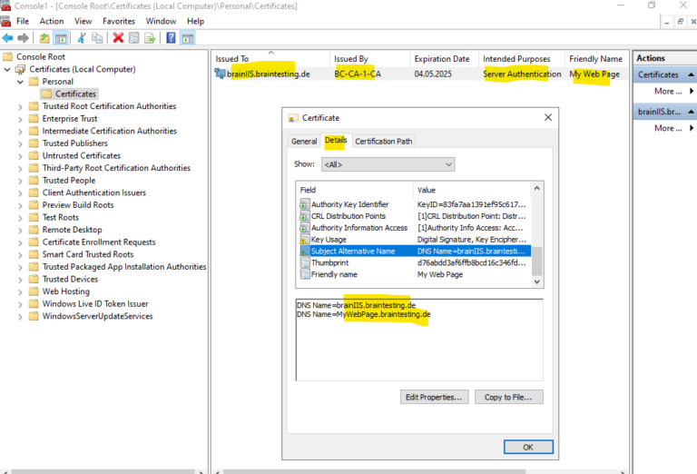 Set up a 2-tier PKI in Active Directory Certificate Services (AD CS ...