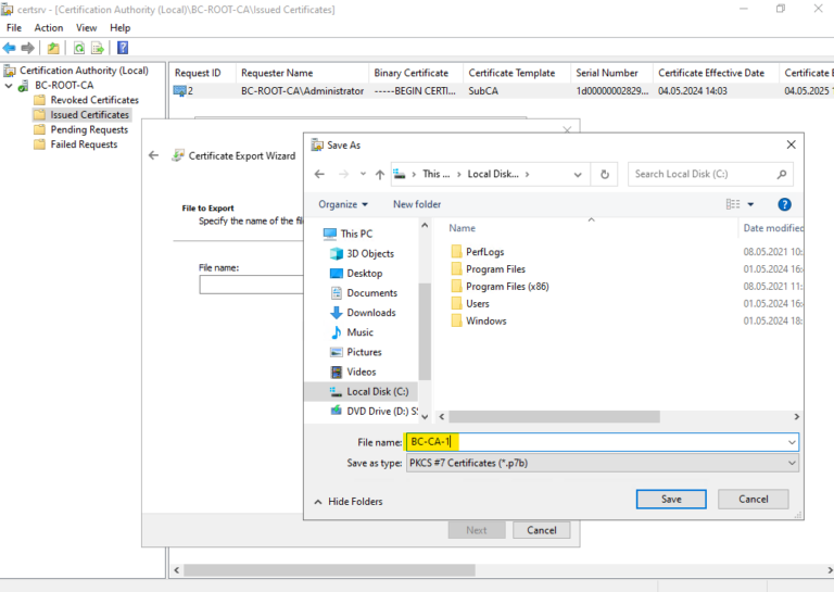 Set up a 2-tier PKI in Active Directory Certificate Services (AD CS ...