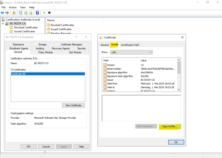 Set up a 2-tier PKI in Active Directory Certificate Services (AD CS ...