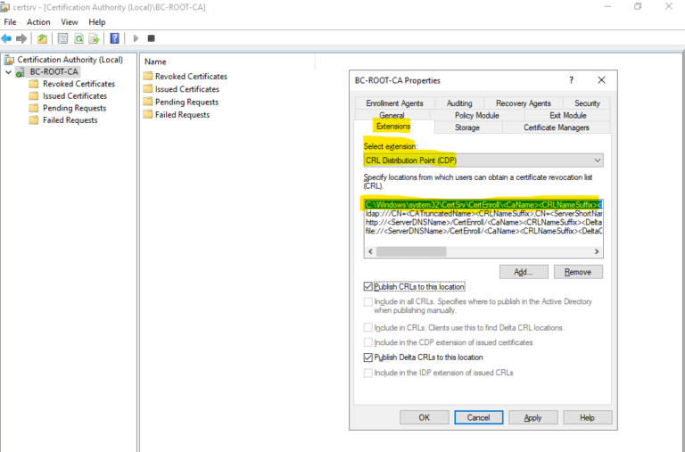 Set up a 2-tier PKI in Active Directory Certificate Services (AD CS) – Part 2 - .matrixpost.net