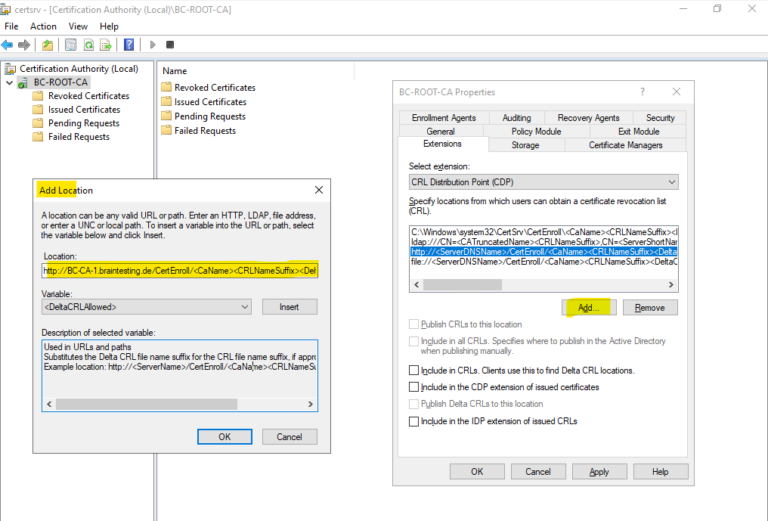Set up a 2-tier PKI in Active Directory Certificate Services (AD CS ...