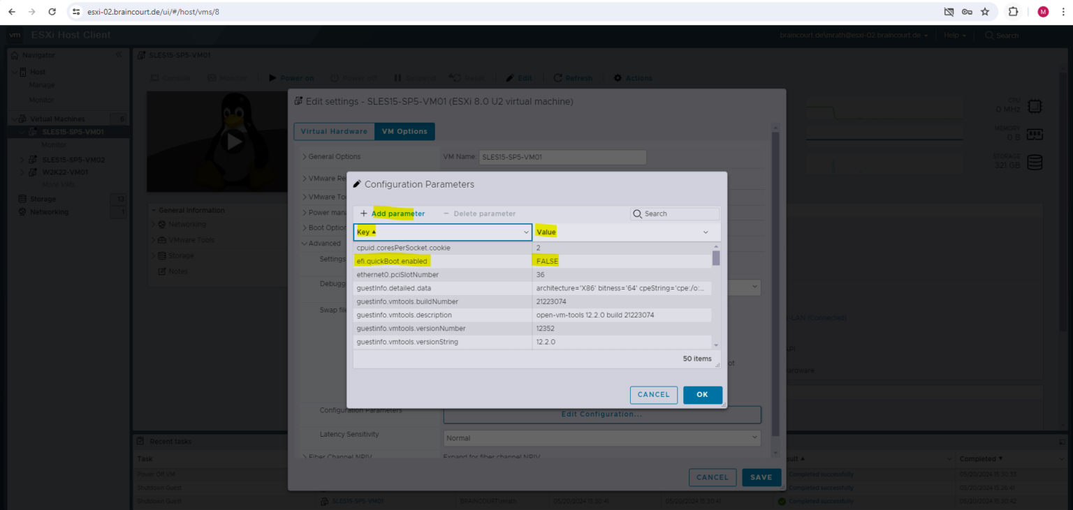VMware Virtual Machine using dedicated EFI System Partition Disk boots ...