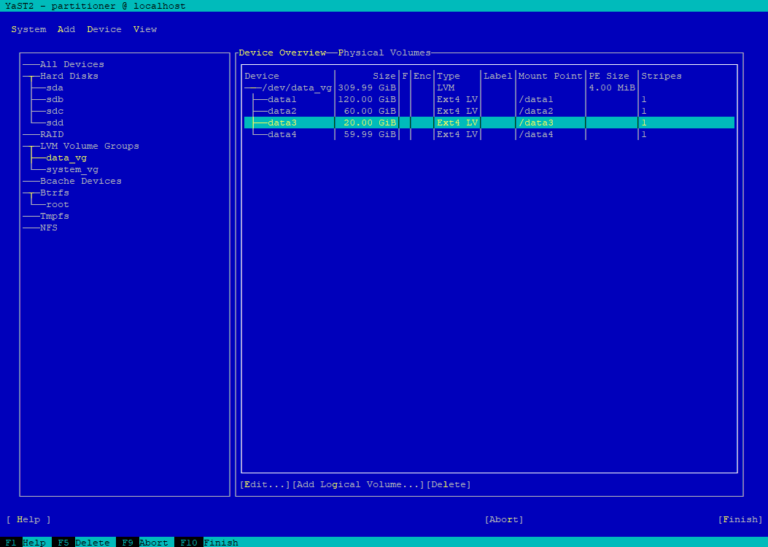 vSphere Linux Virtual Machines – Extend Disks, LVM Logical Volumes and the File System ...