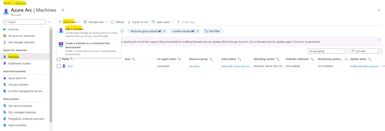 How to onboard on-premise Server to Azure Arc - .matrixpost.net