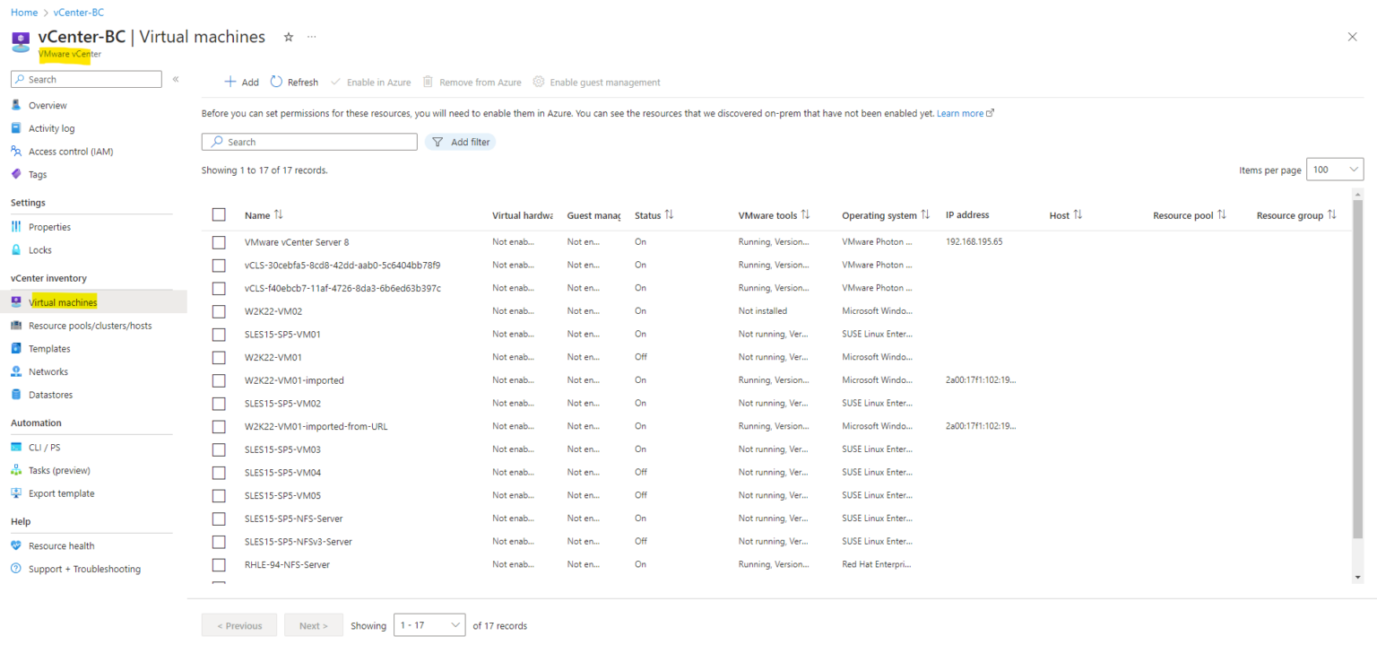 How to set up Arc-enabled VMware vSphere - .matrixpost.net