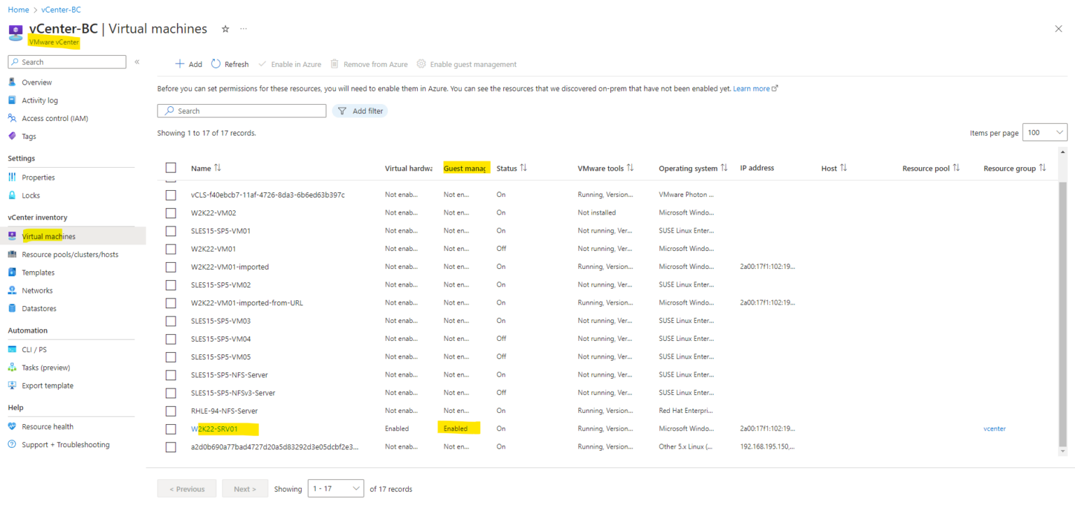 How to set up Arc-enabled VMware vSphere - .matrixpost.net