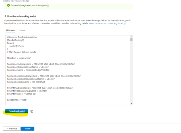 How to set up Arc-enabled VMware vSphere - .matrixpost.net